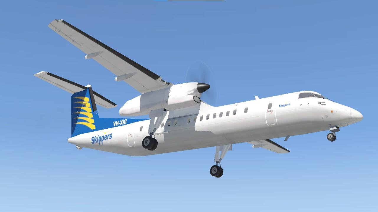 [Rivière / Manky1] Dash 8 Q-300 | Skippers VH-XKI livery - Aircraft ...