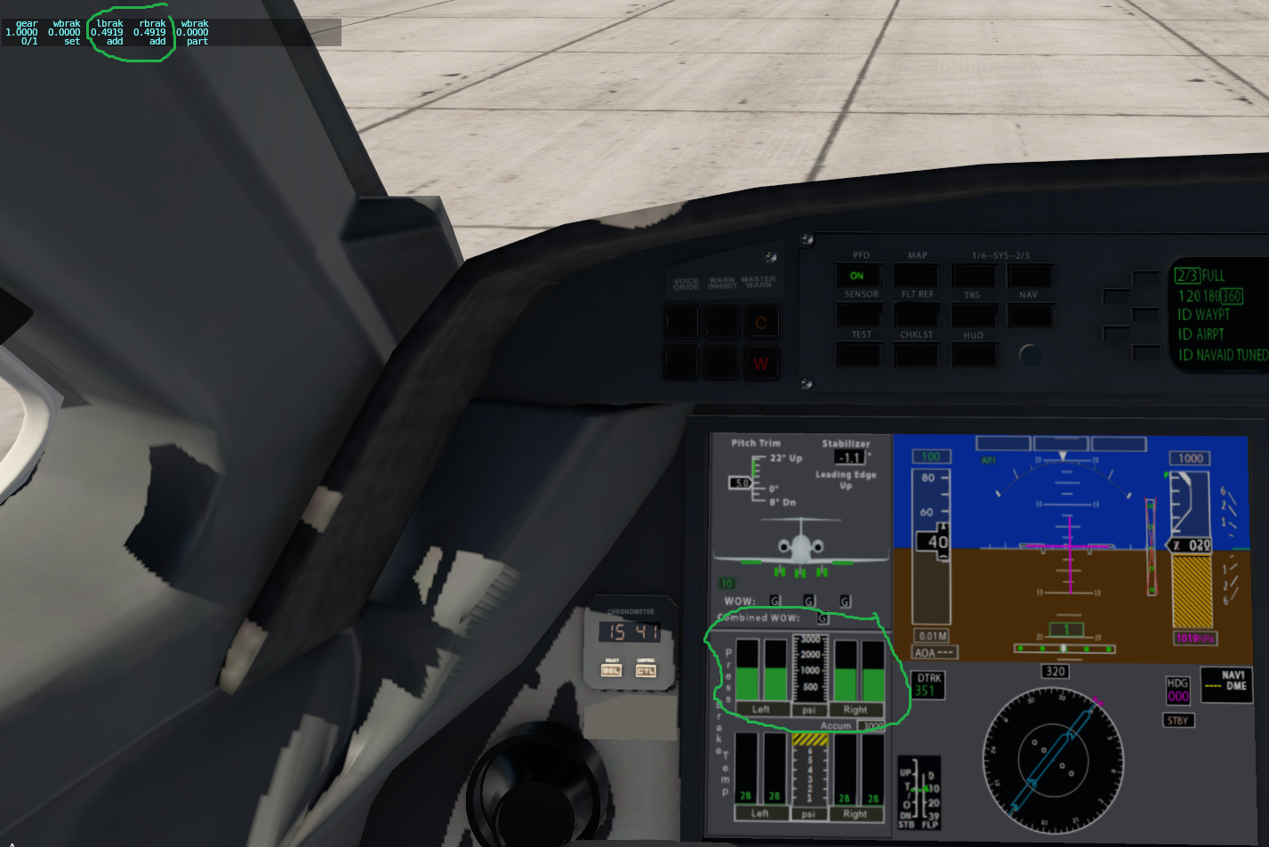 Toe Brake bug - AKD Studio G550 - X-Plane.Org Forum