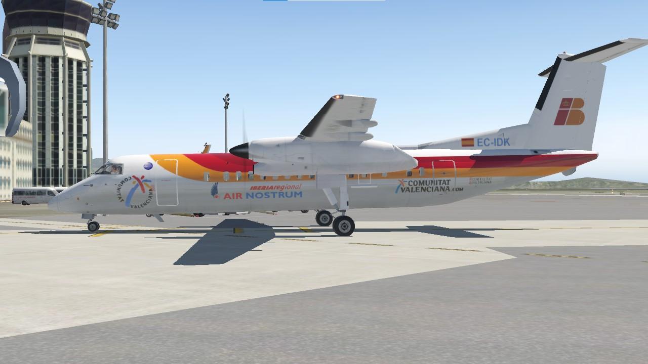[Rivière / Manky1] Dash 8 Q-300 | Comunitat Valenciana EC-IDK livery ...