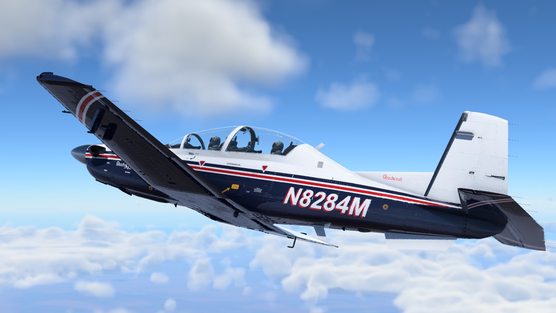 Beechcraft MkII livery for AOA Simulations payware T-6A Texan II - T-6A ...