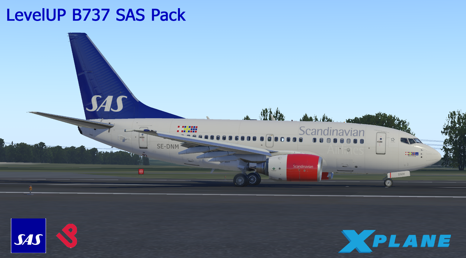 SAS LevelUp B737-600/700 Pack - Aircraft Skins - Liveries - X-Plane.Org ...