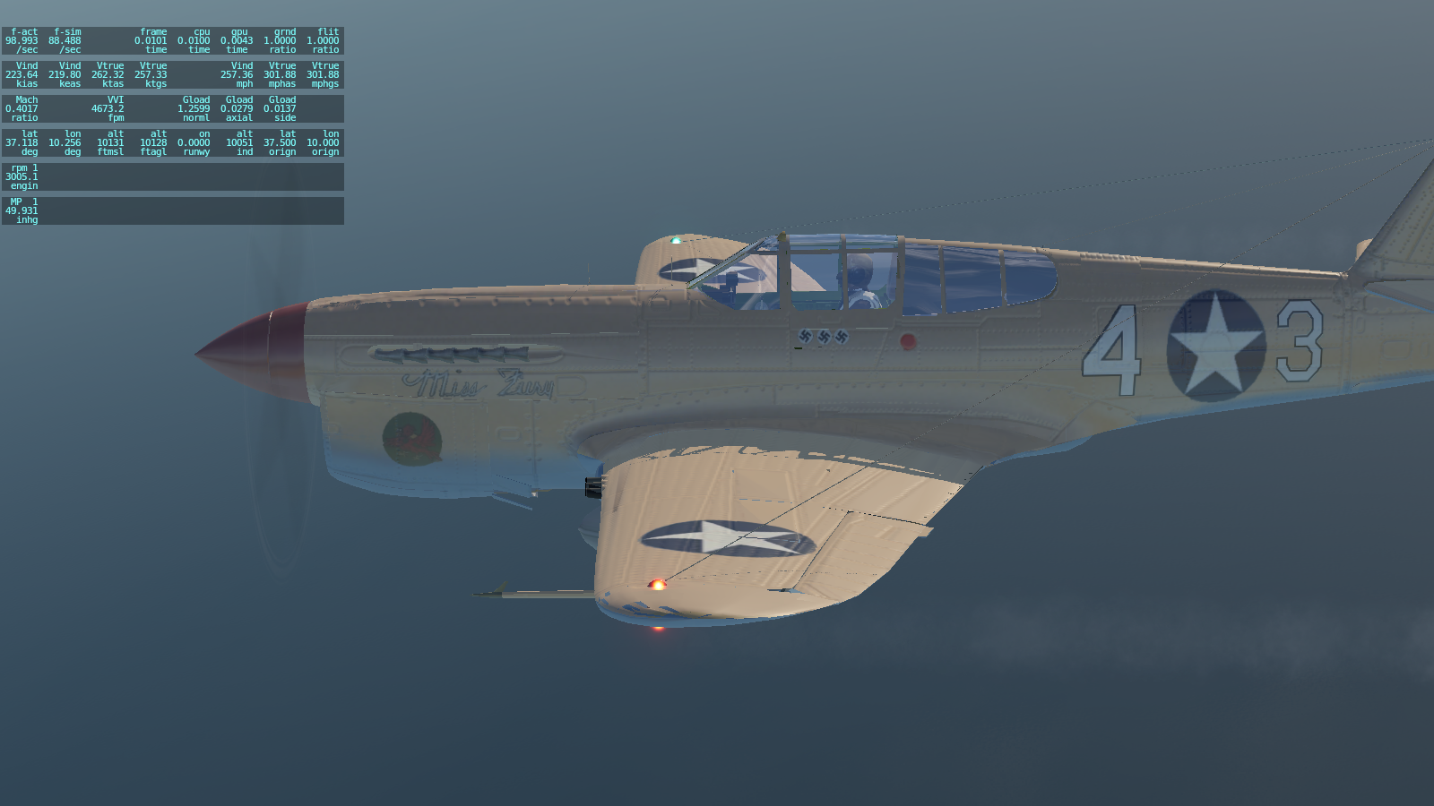 Curtiss P-40F-1-CU Warhawk - Military Aircraft - X-Plane.Org Forum