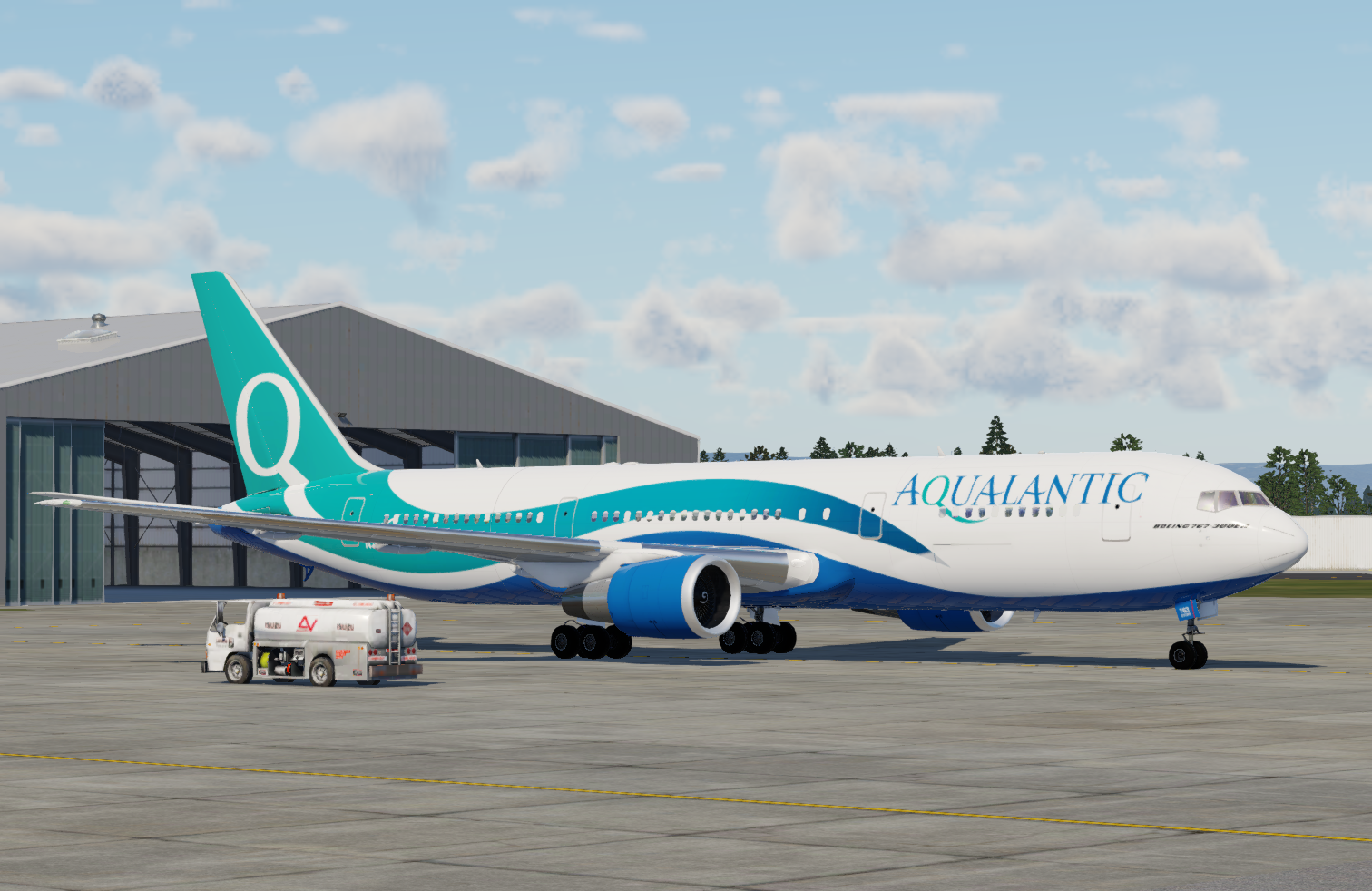 Aqualantic Airlines Boeing 767-300ER - Aircraft Skins - Liveries - X ...