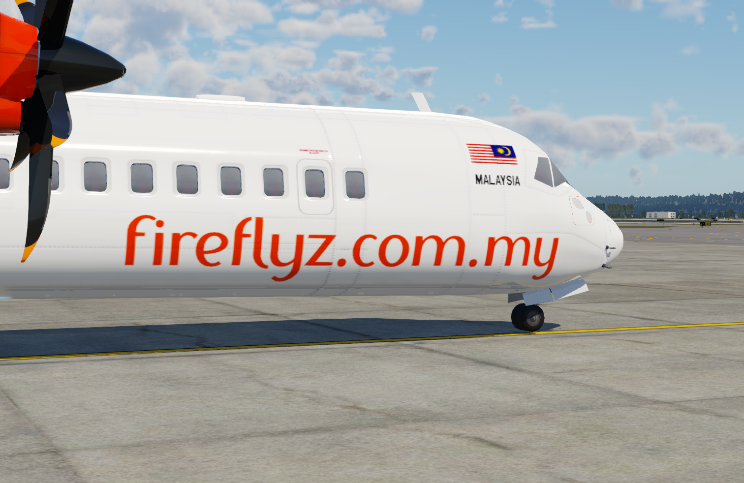 Firefly Airlines ATR72-500 (for Henflix's ATR72-500) 9M-FYH - Aircraft ...