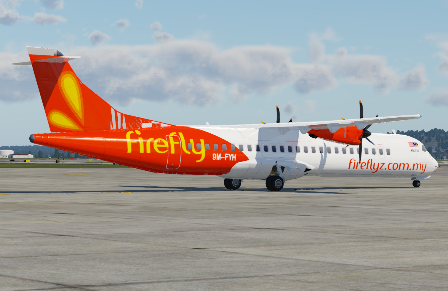 Firefly Airlines ATR72-500 (for Henflix's ATR72-500) 9M-FYH - Aircraft ...