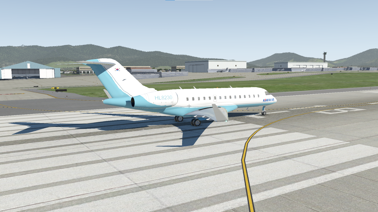 KOREAN AIR PRIVATE JET HL8230 FOR GLOBAL EXPRESS XRS - Aircraft Skins ...