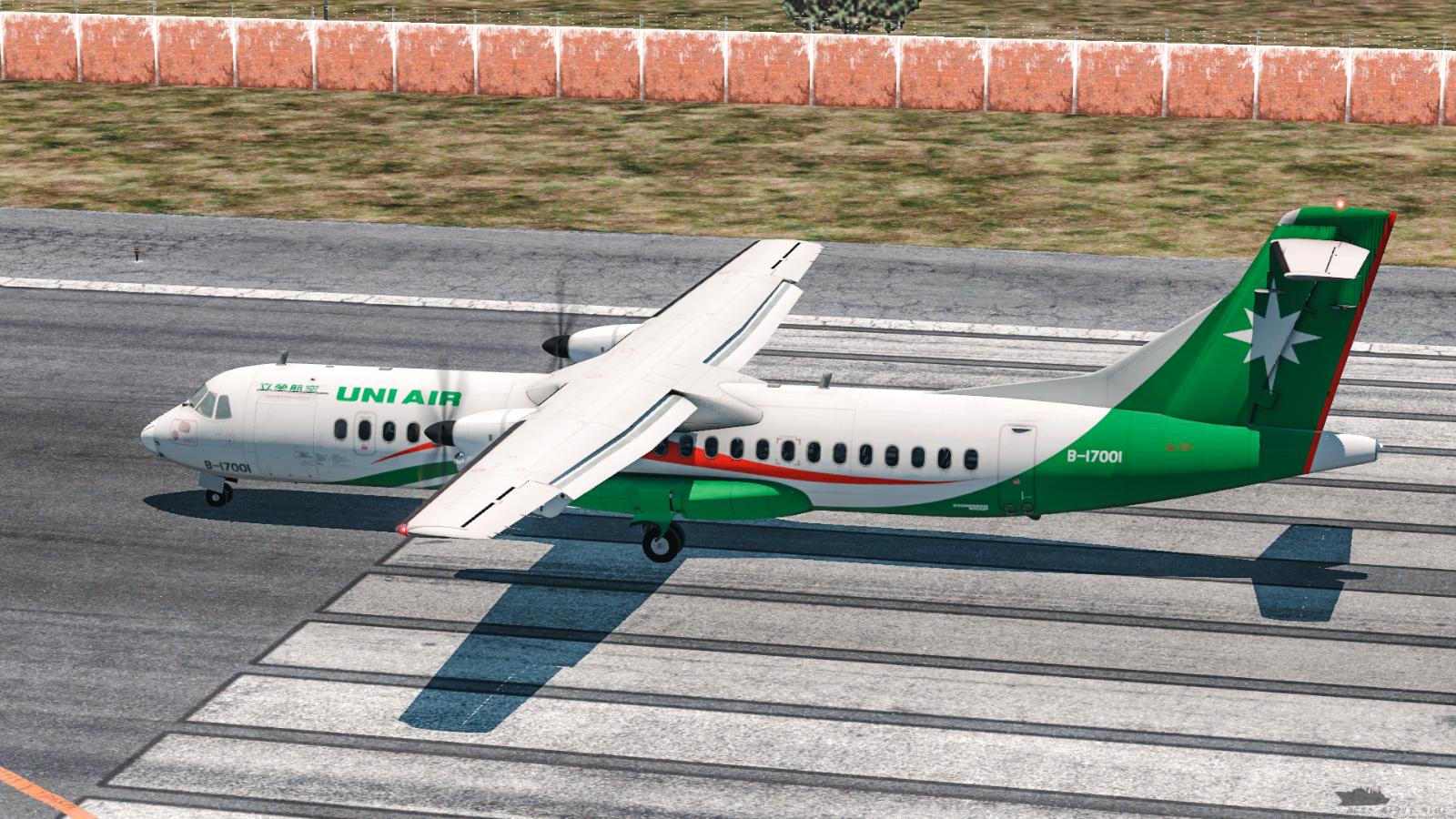 Aerosoft ATR72-500 UNI Air B-17001 (2012-Present) - Aircraft Skins ...