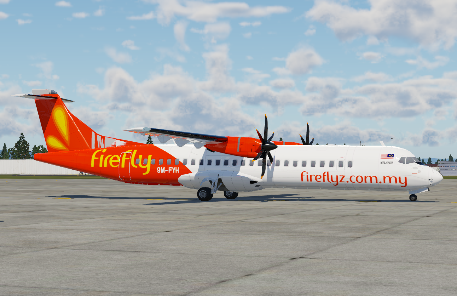 Firefly Airlines ATR72-500 (for Henflix's ATR72-500) 9M-FYH - Aircraft ...