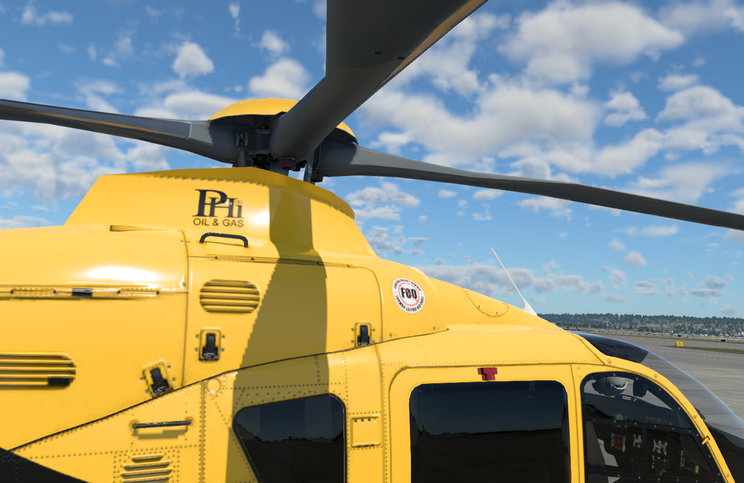 PHi Petroleum Helicopters International EC135 transportation helicopter ...