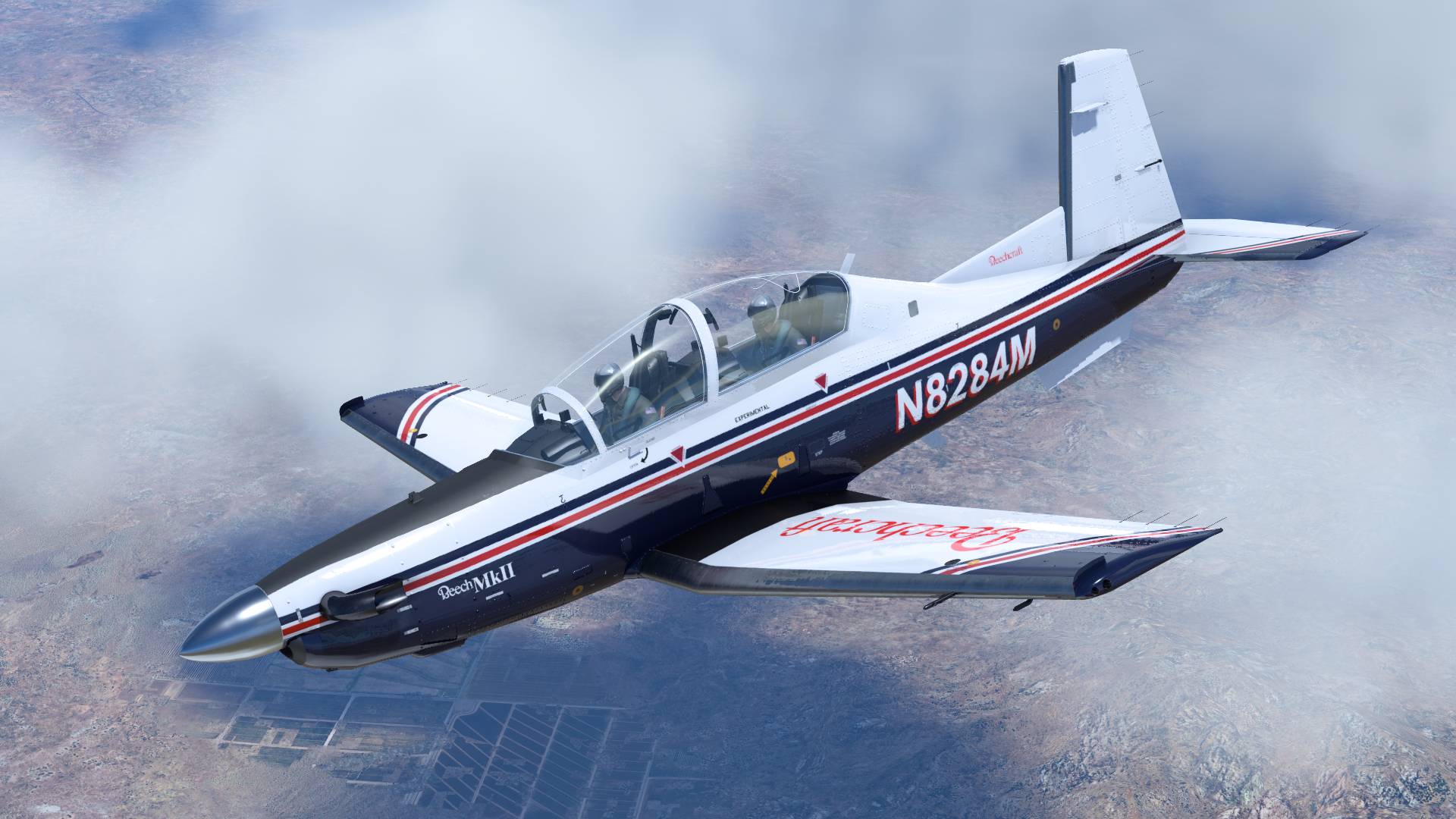 Beechcraft MkII livery for AOA Simulations payware T-6A Texan II - T-6A ...