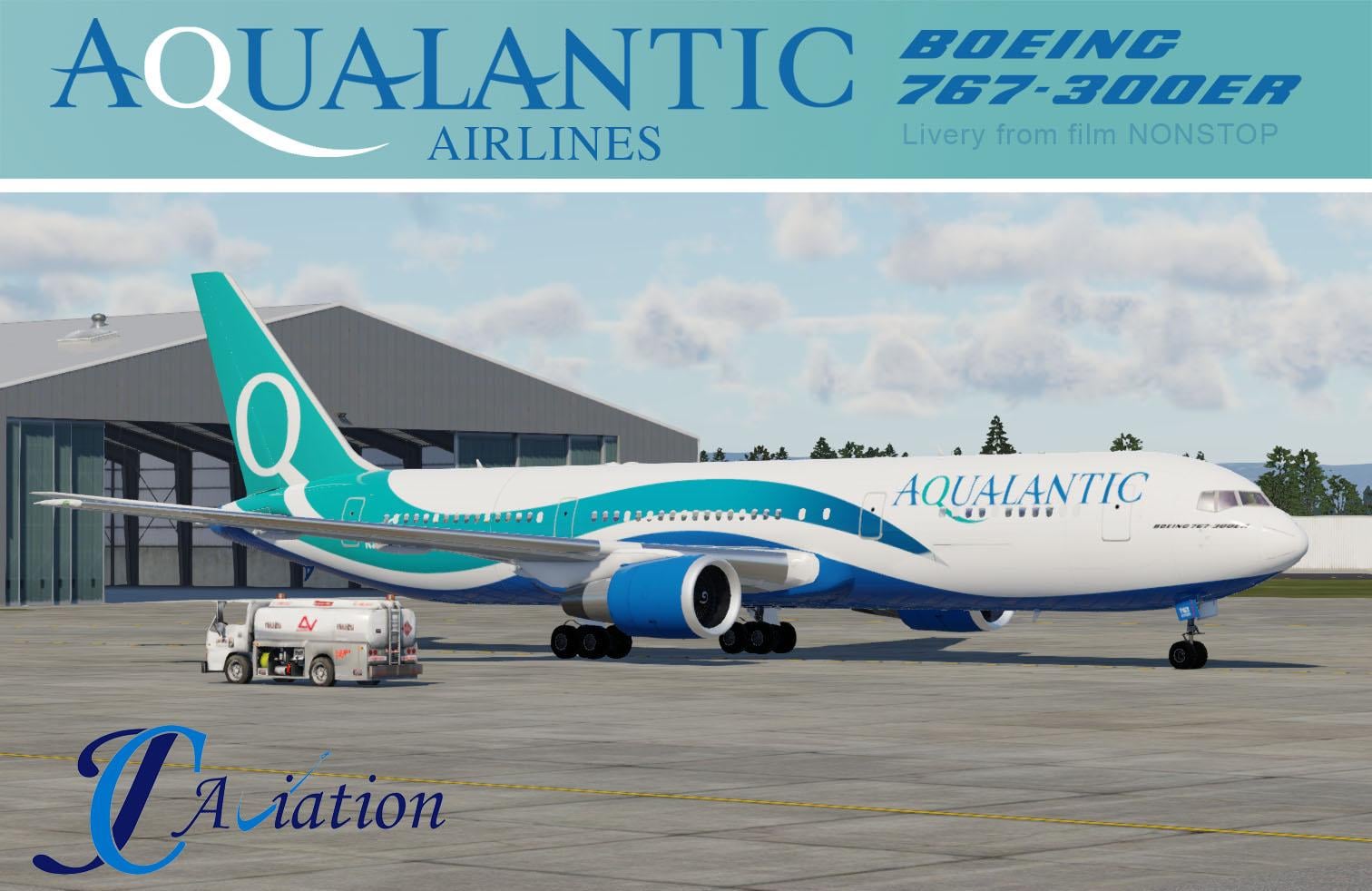 Aqualantic Airlines Boeing 767-300ER - Aircraft Skins - Liveries - X ...