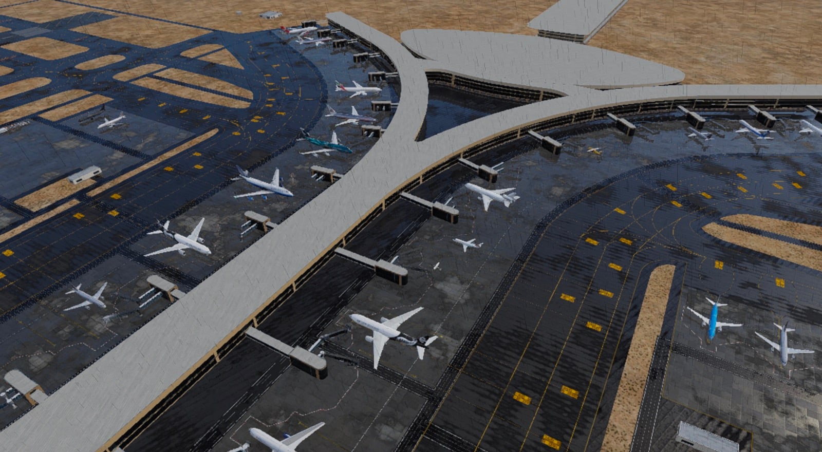 King Abdulaziz Int'l Airport - Jeddah (OEJN) - Precision Layout [XP12 ...