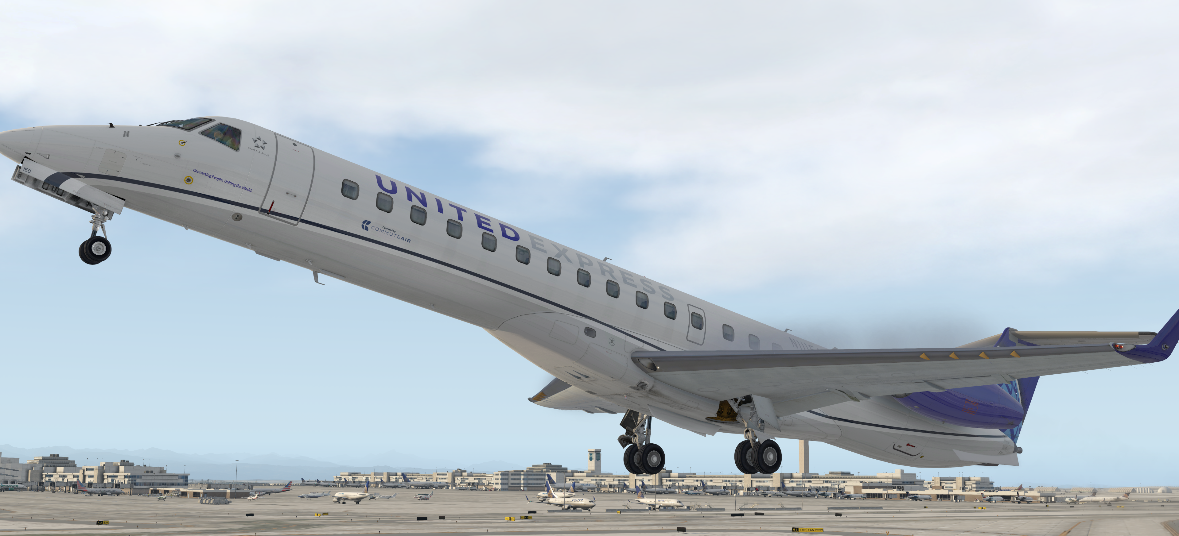 CommuteAir (United Express) ERJ-145XR - ERJ Family by X-Crafts - X ...