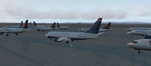 Retired US Airways aircraft 737-700 Zibo Ultimate livery - Aircraft ...
