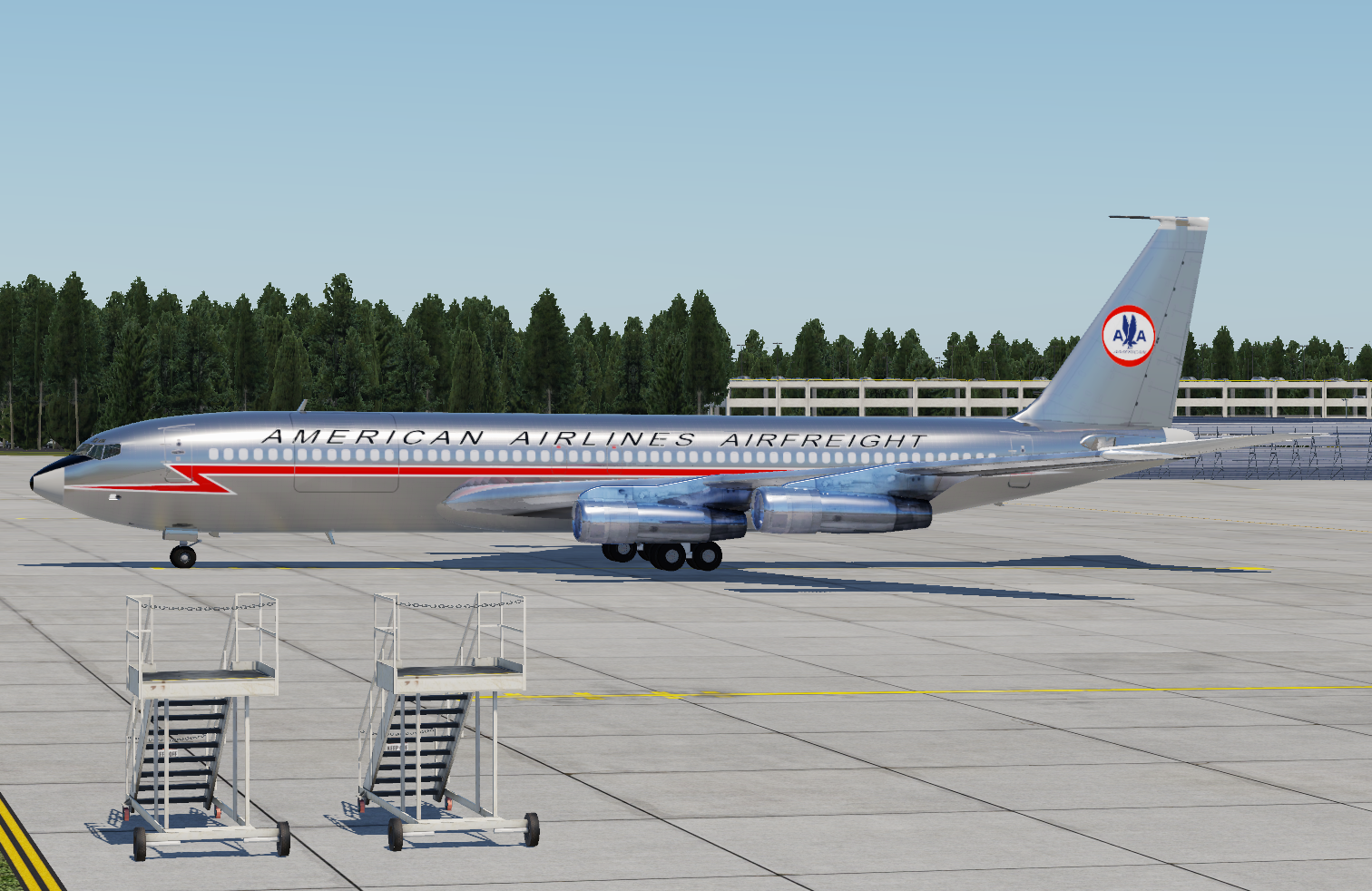 American Freighter (American Airlines Airfreight) Boeing 707-300C ...