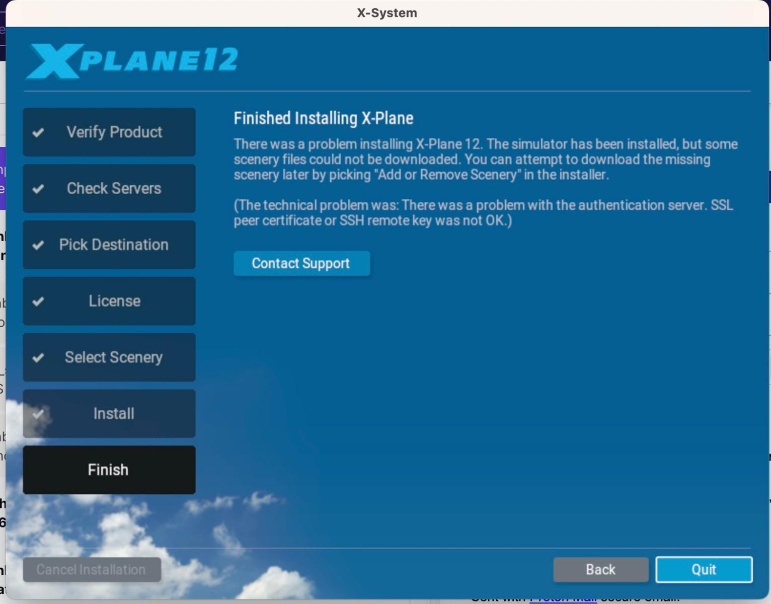 X-Plane 12 installer error - X-Plane 12 Technical Support - X-Plane.Org ...