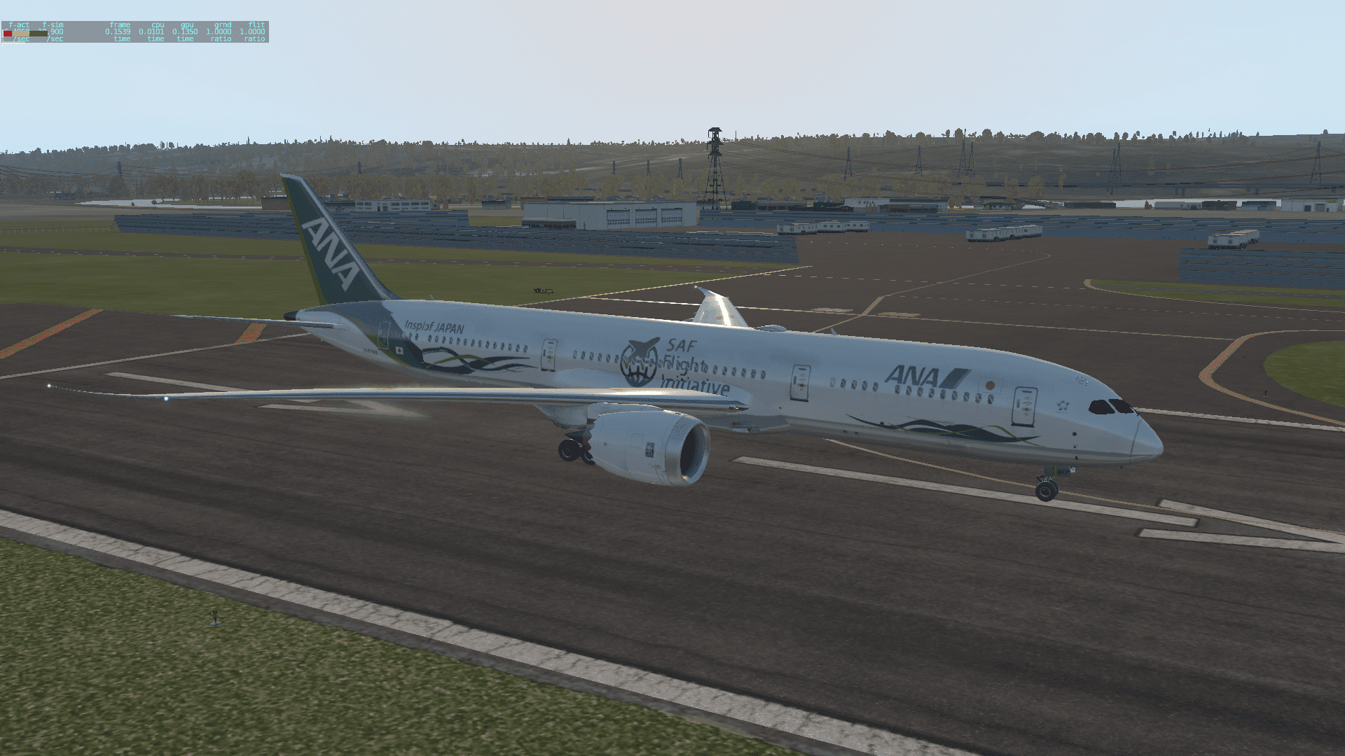 ANA - Magknight 787-9: All Nippon Airways _ ANA Green Jet - 787-9 V5 ...