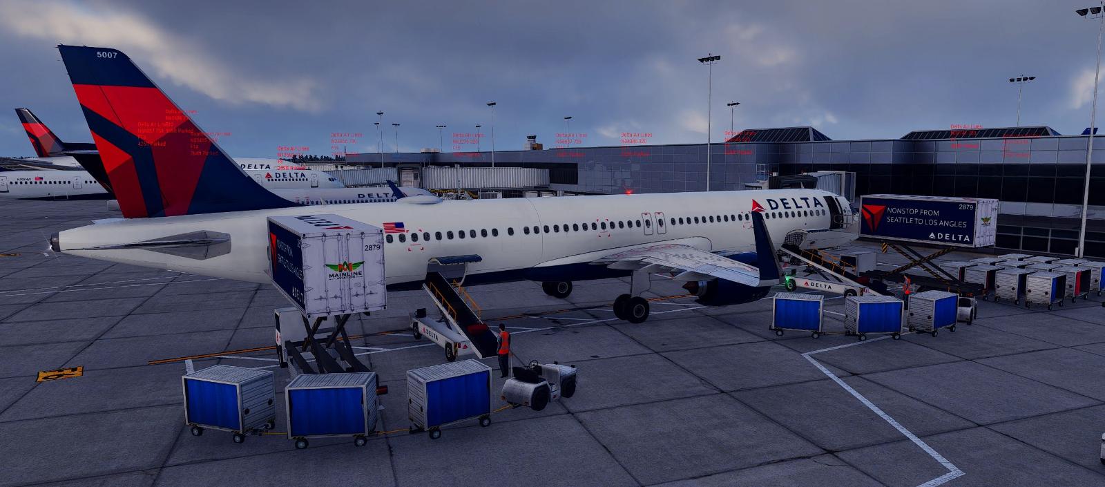 Delta Air Lines livery for Simple Ground Service - Utilities - X-Plane ...