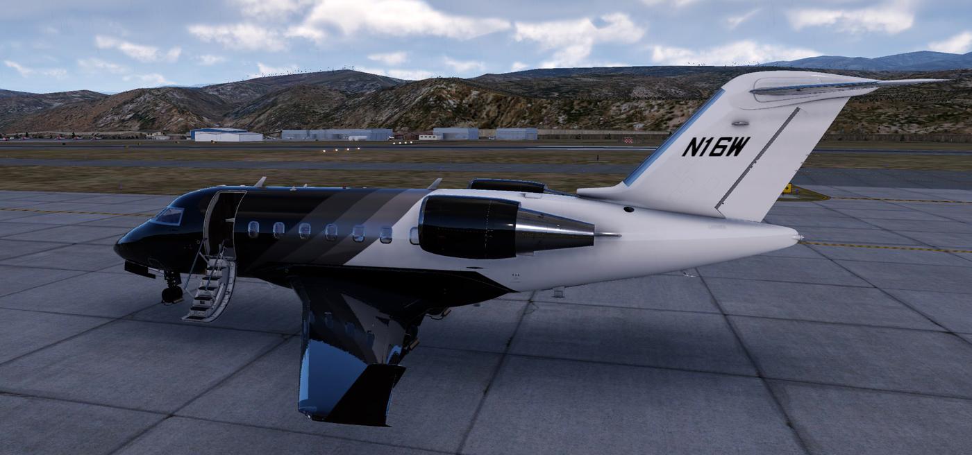 N16W - Hot Start Challenger 650 - Aircraft Skins - Liveries - X-Plane ...