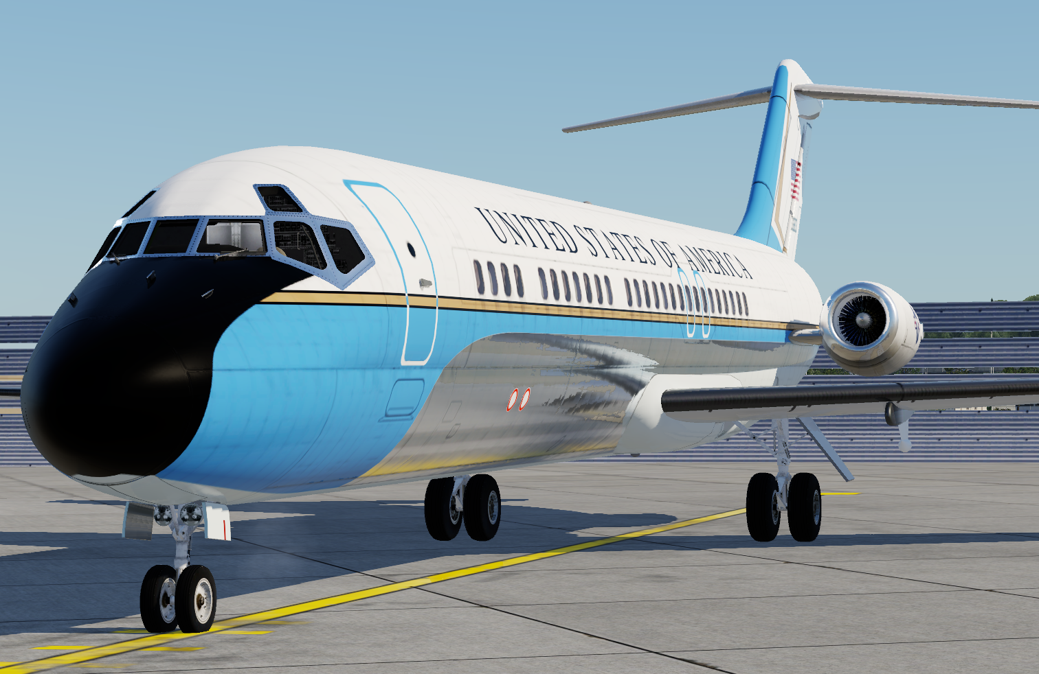 USAF McDonnell Douglas VC-9 73-1683 (For Douglas DC-9-32) - Aircraft ...