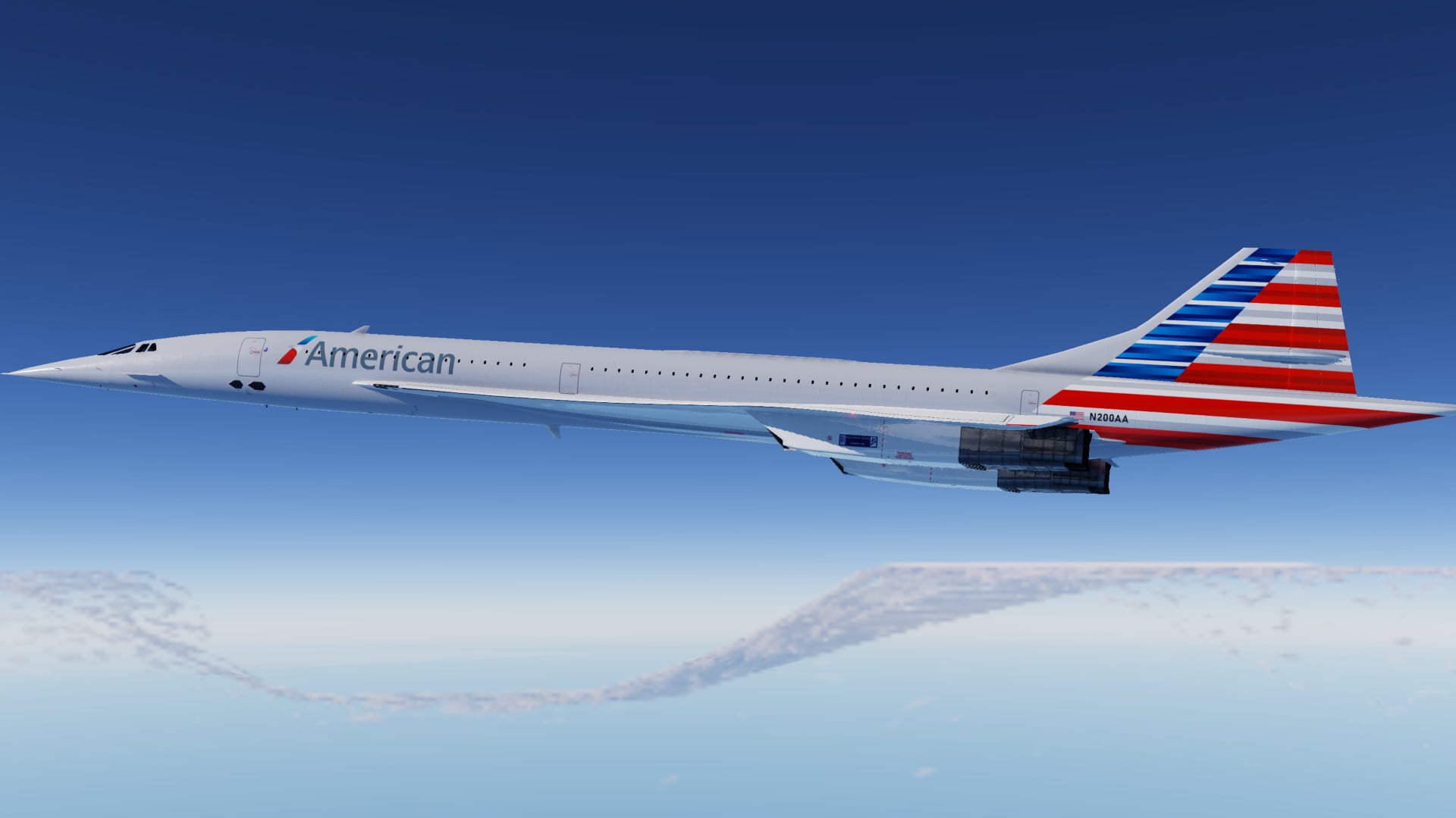 Colimata Concorde American Airlines 90's Livery - Concorde by Colimata ...