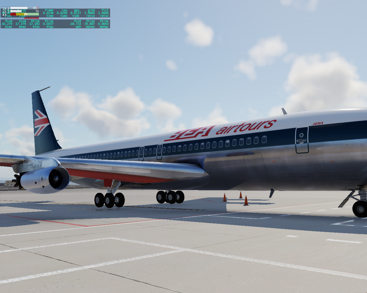 BEA airtours G-APFL livery for Wilson Boeing 707-400 - Aircraft Skins ...