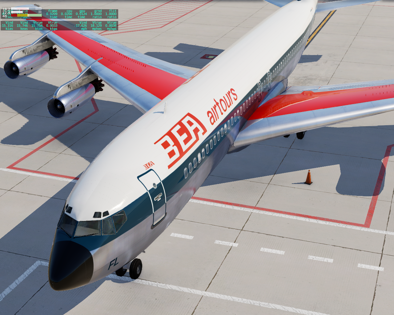 BEA airtours G-APFL livery for Wilson Boeing 707-400 - Aircraft Skins ...
