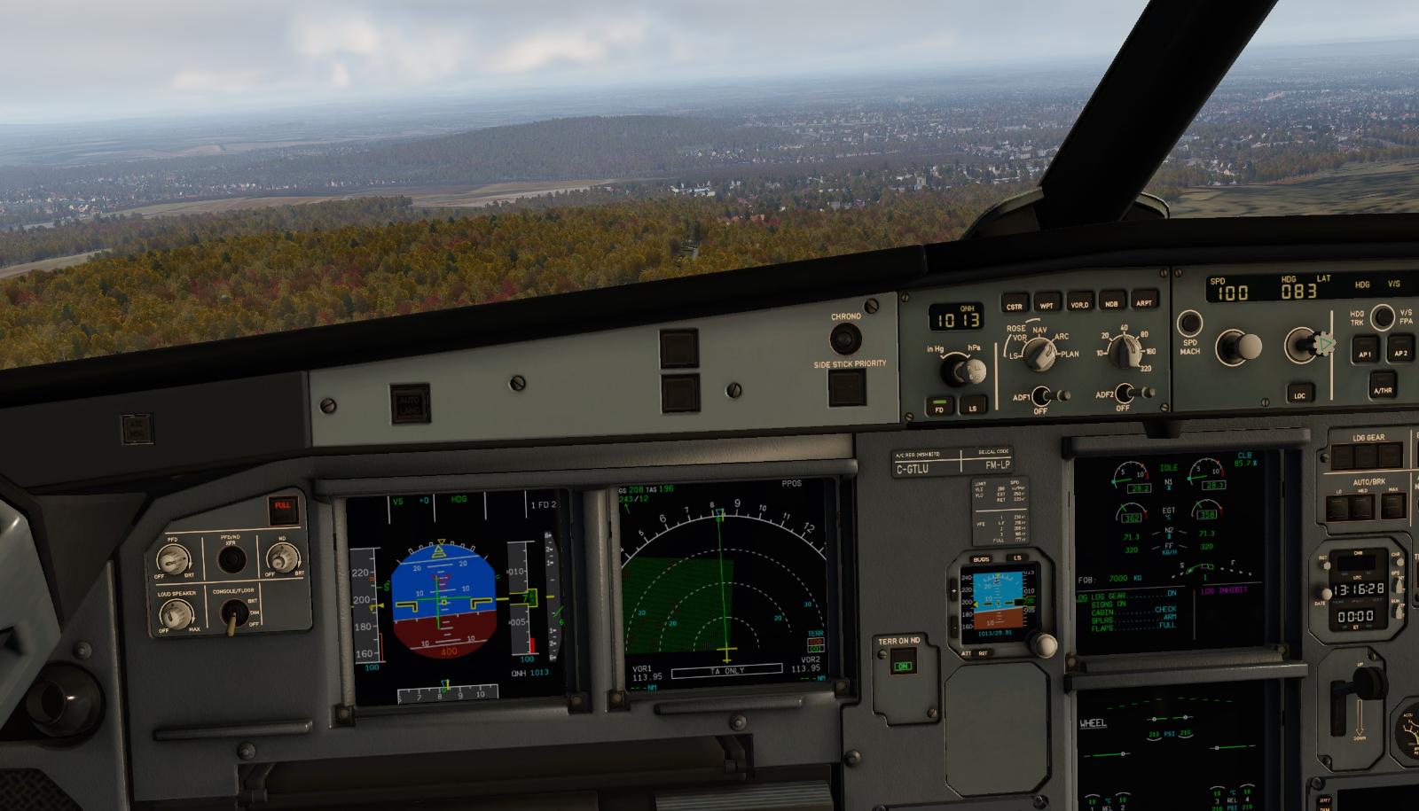 Issue with the Terrain Radar or normal behavior? - Airbus A321 - X ...