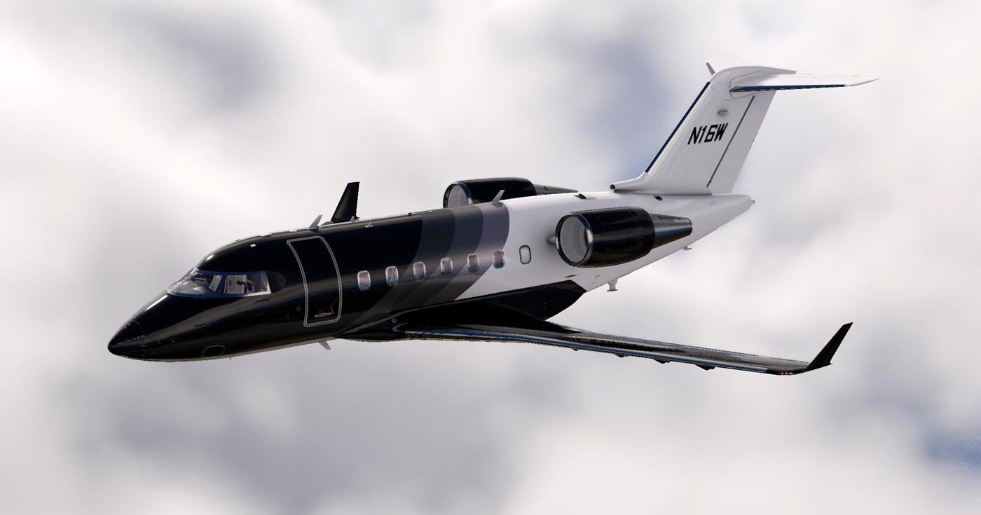 N16W - Hot Start Challenger 650 - Aircraft Skins - Liveries - X-Plane ...