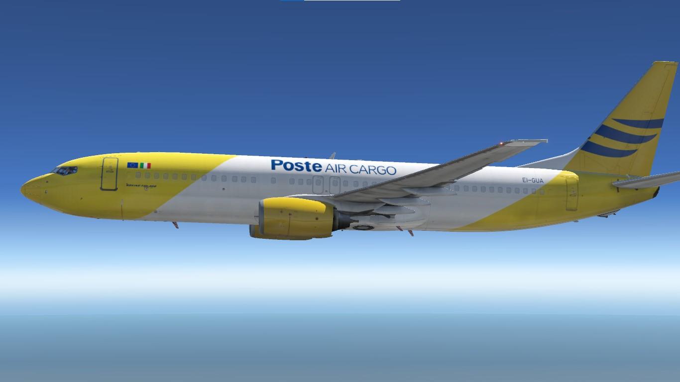 [Zibo] B737 Poste Air Cargo EI-GUA livery - Aircraft Skins - Liveries ...