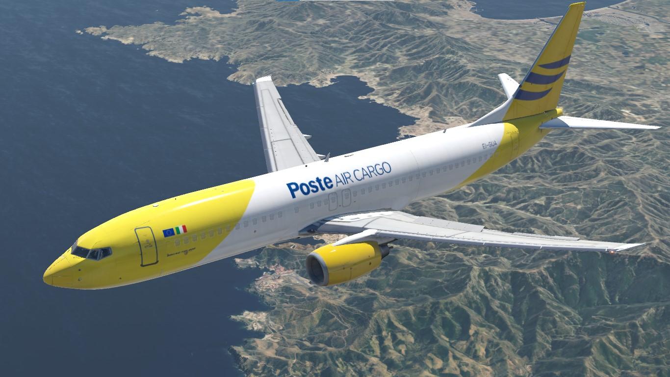 [Zibo] B737 Poste Air Cargo EI-GUA livery - Aircraft Skins - Liveries ...
