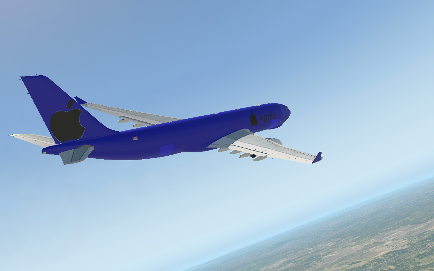 If Apple had an airplane. - Aircraft Skins - Liveries - X-Plane.Org Forum