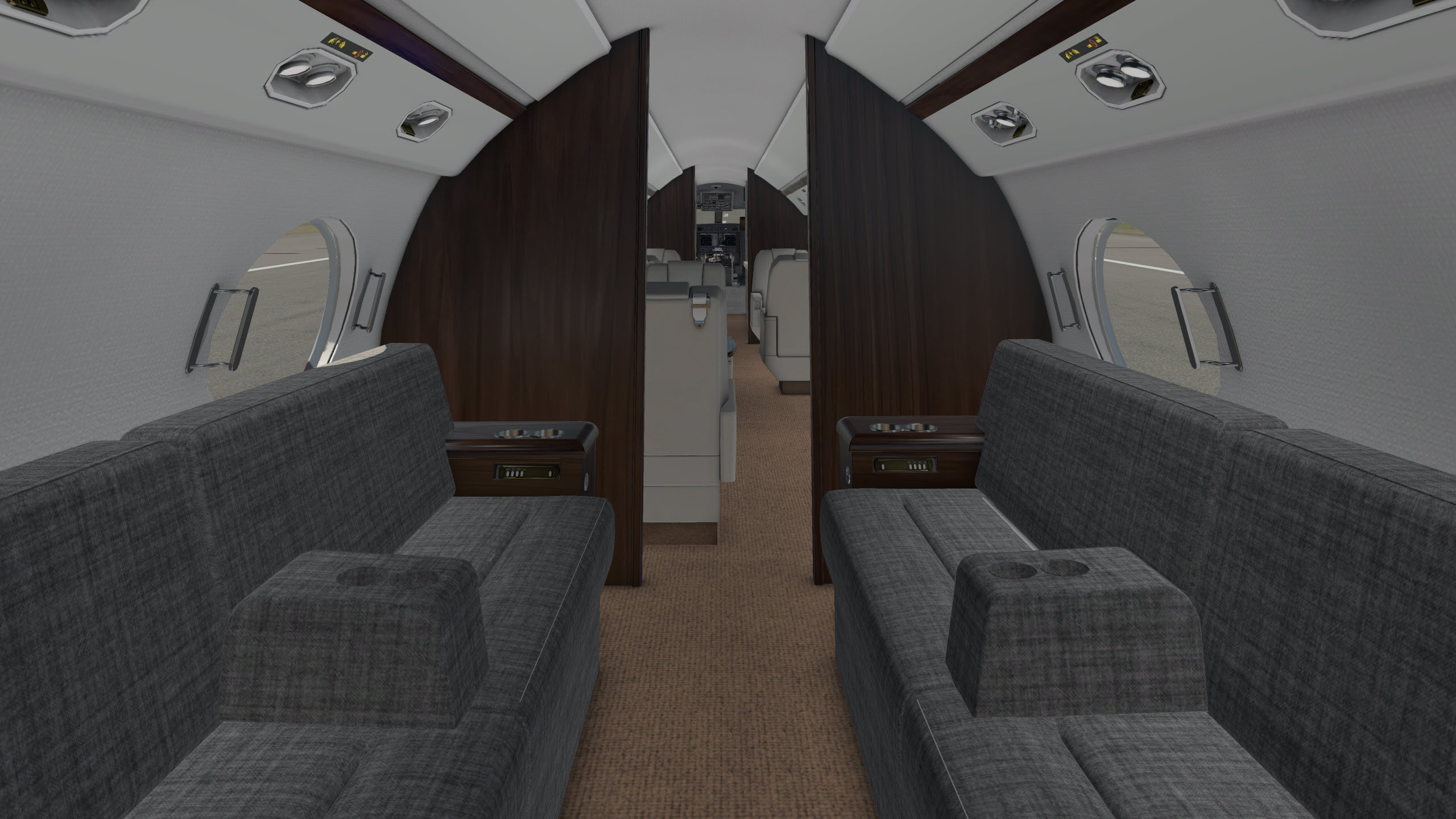 Saitek Panels for the Gulfstream G550 (GLF550 Ultimate Business Jet by ...