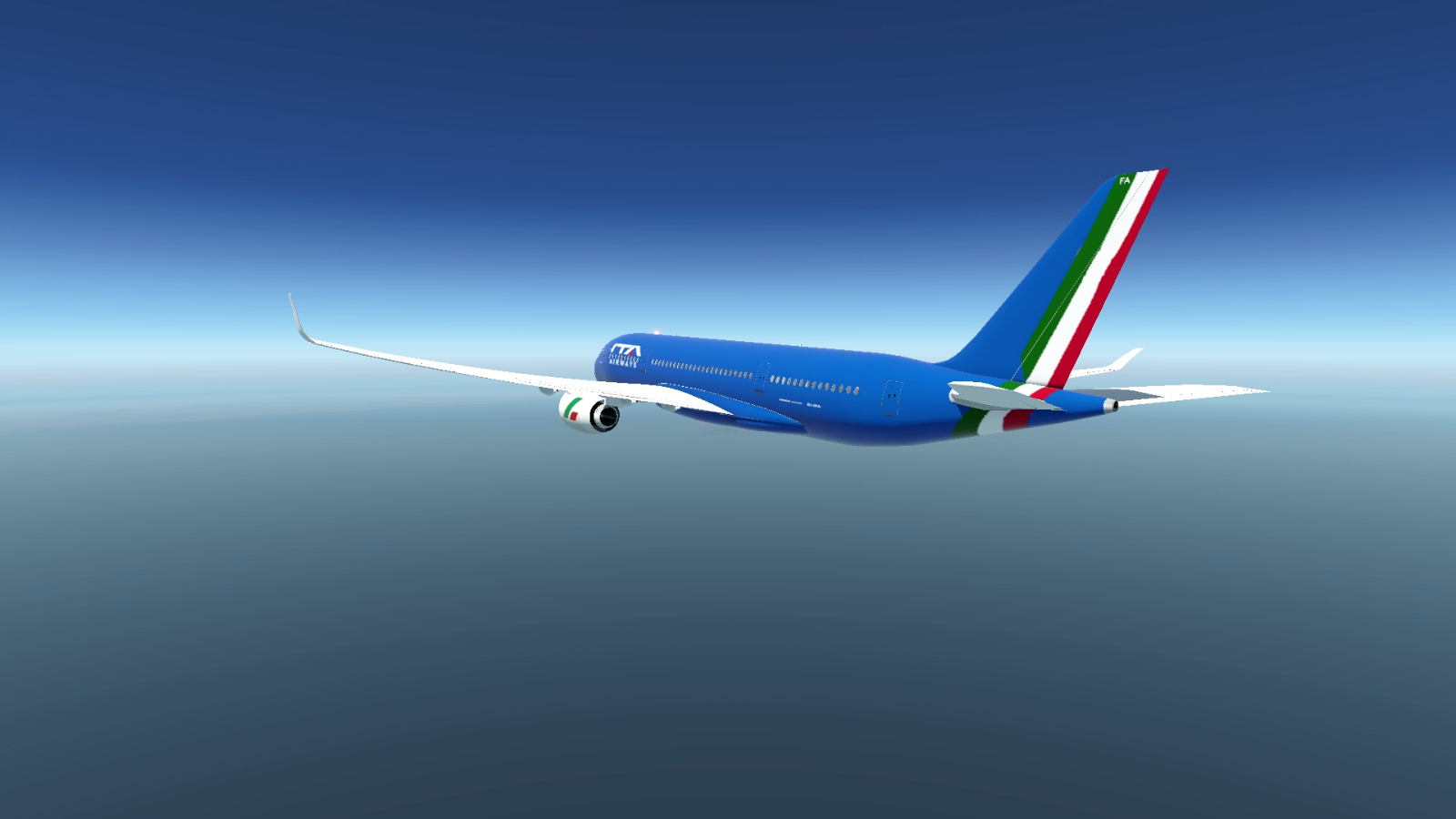 ITA Airways EI-IFA A350-800 (fictional) - Aircraft Skins - Liveries - X ...