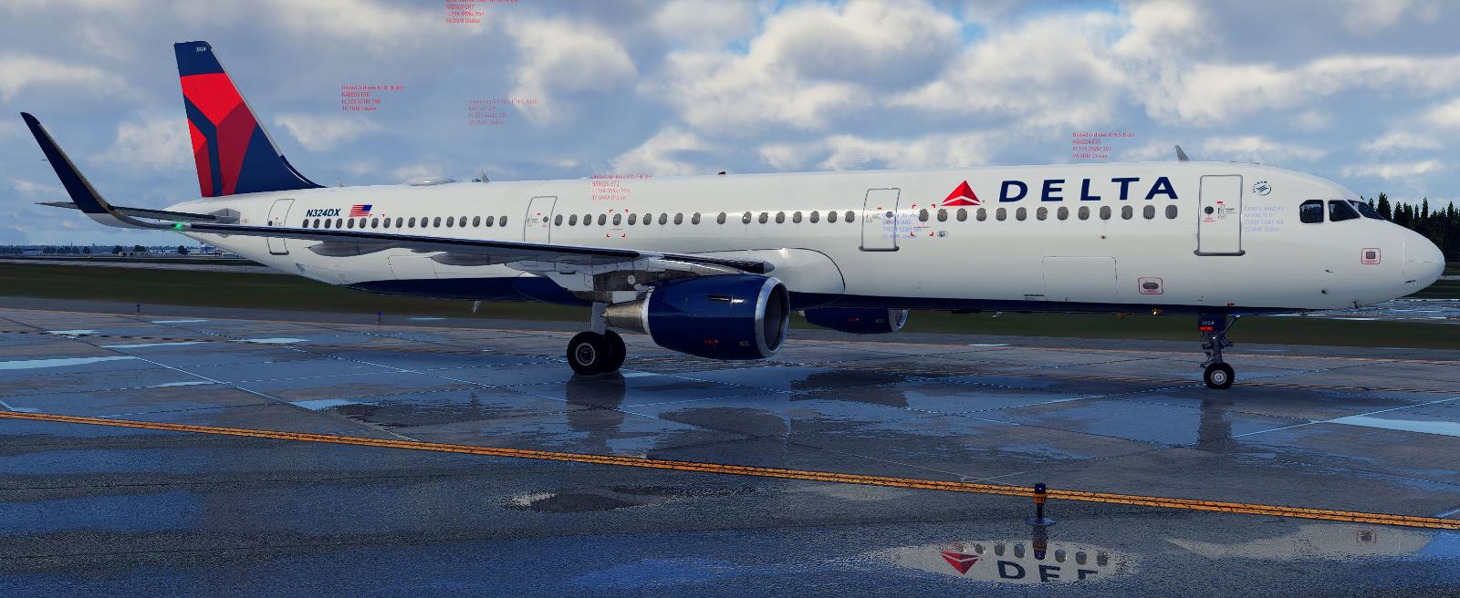 Delta Air Lines (Upward & Onward) Livery for Toliss A321 (CEO) - N324DX ...