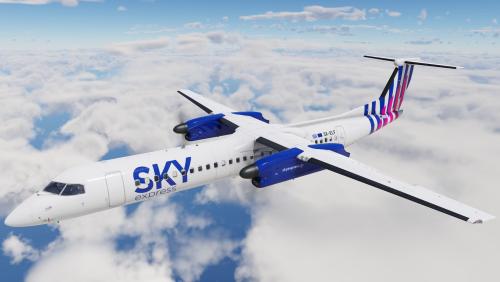 Sky Express / FlyJSim Q4XP Repaint - Q4XP by FlyJSim - X-Plane.Org Forum
