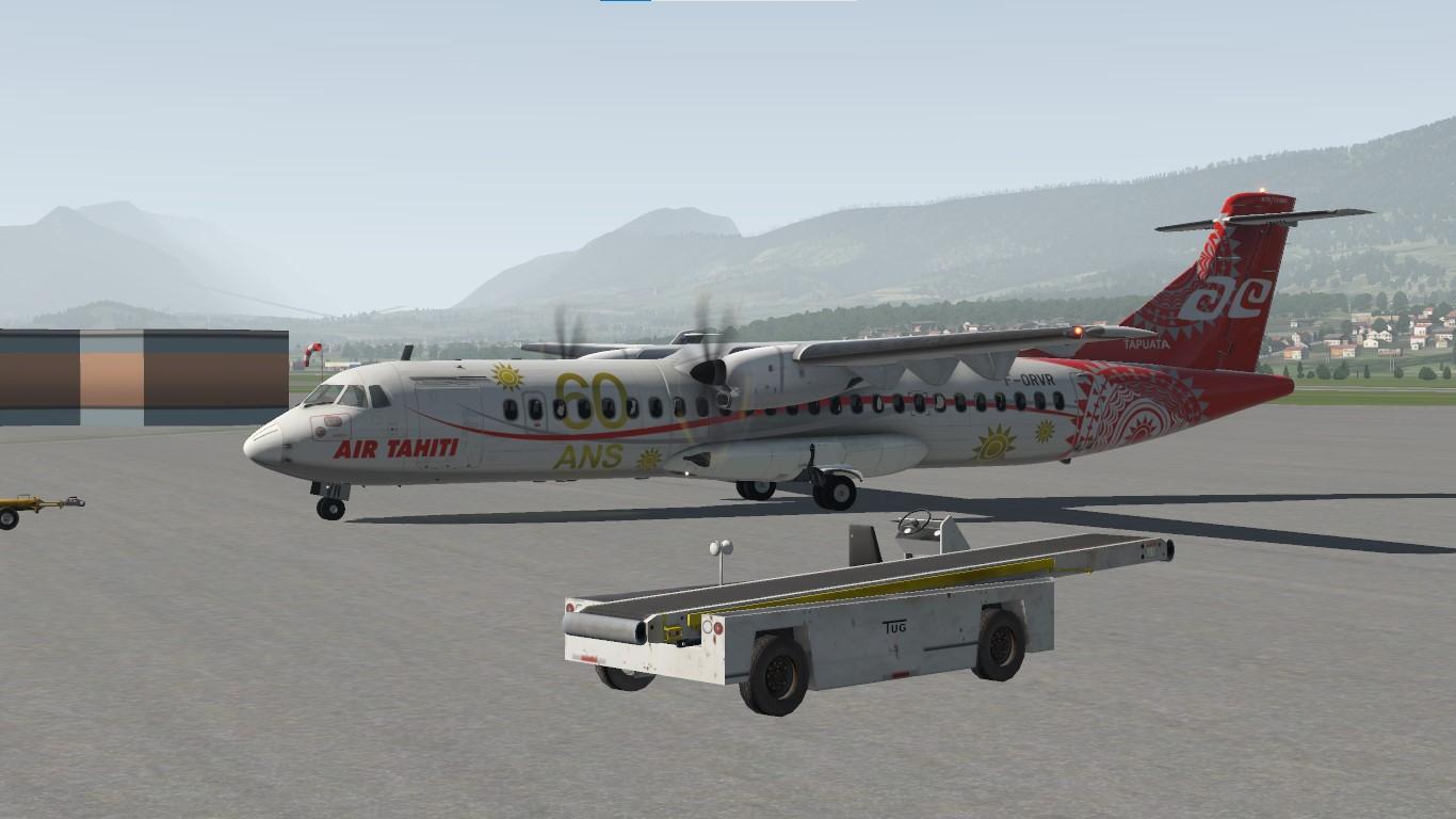 Air Tahiti F-ORVR "Tapuata " livery | ATR 72-600 [Aerosoft] - Aircraft ...