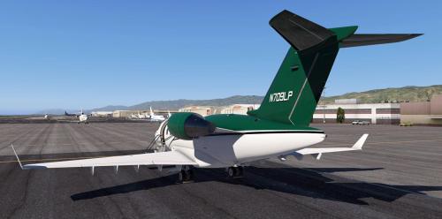 N709LP fictional Hot Start Challenger 650 - Aircraft Skins - Liveries ...