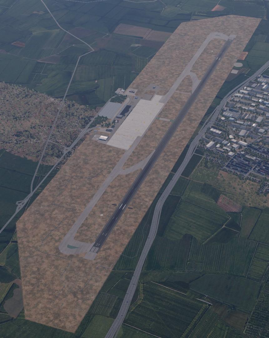 Remove the base texture boundary of the ancient airport - Scenery ...