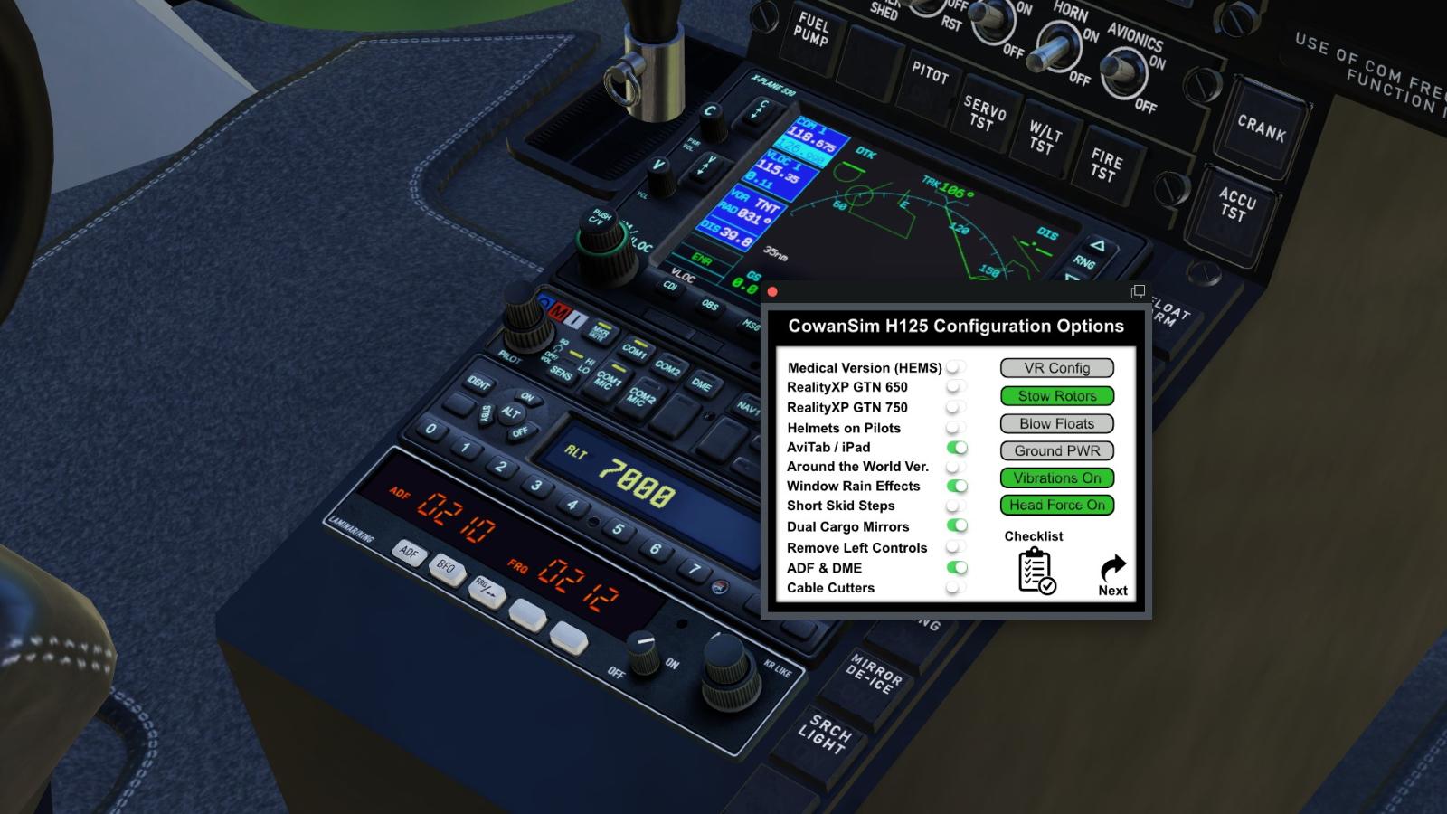 NDB frequency - CowanSim H125 / AS350 - X-Plane.Org Forum