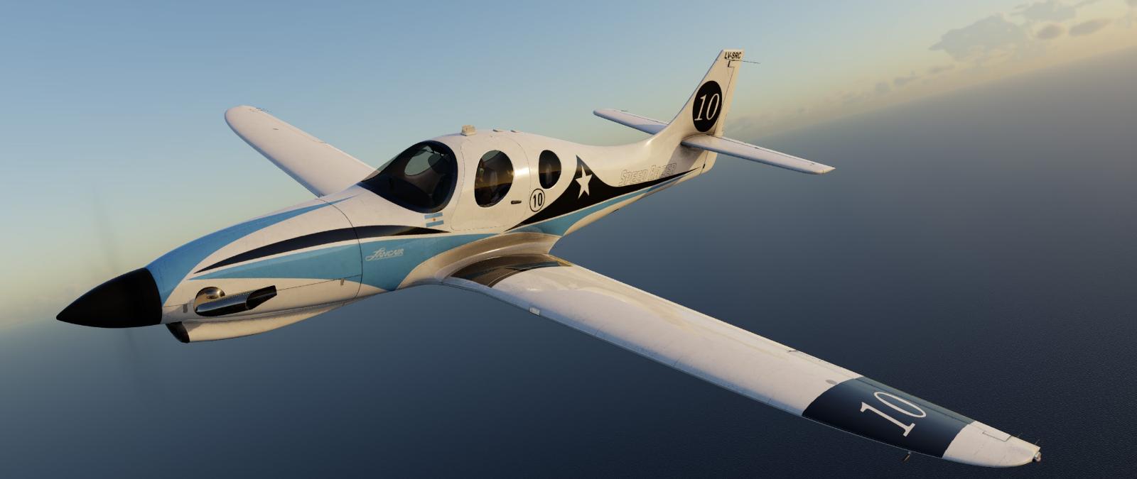Livery Package #3 for Laminar's Lancair Evolution (Speed Racer ...