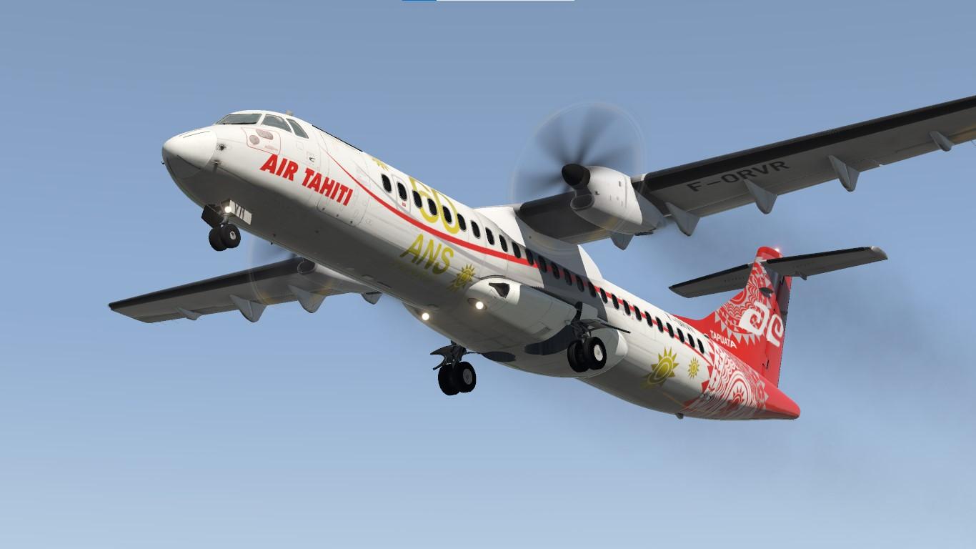 Air Tahiti F-ORVR "Tapuata " livery | ATR 72-600 [Aerosoft] - Aircraft ...