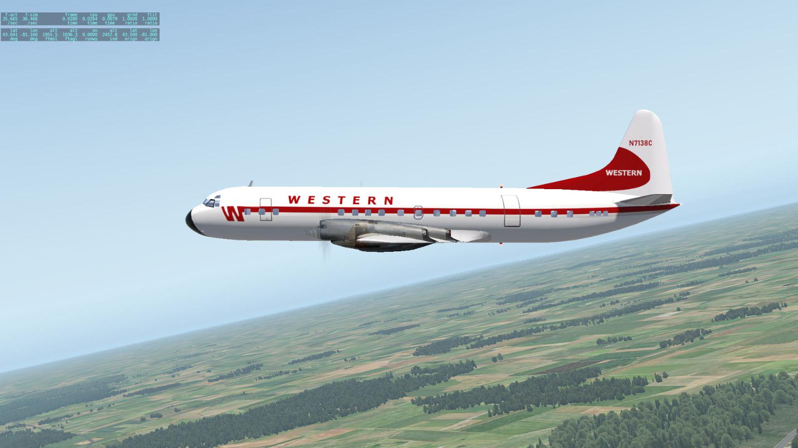 Flyingtak1's Lockheed L-188 - Western Dual Pk - Aircraft Skins ...