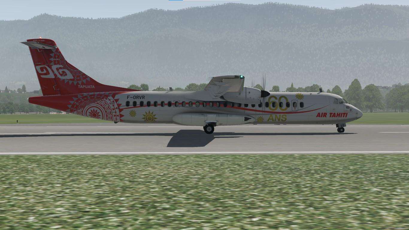 Air Tahiti F-ORVR "Tapuata " livery | ATR 72-600 [Aerosoft] - Aircraft ...