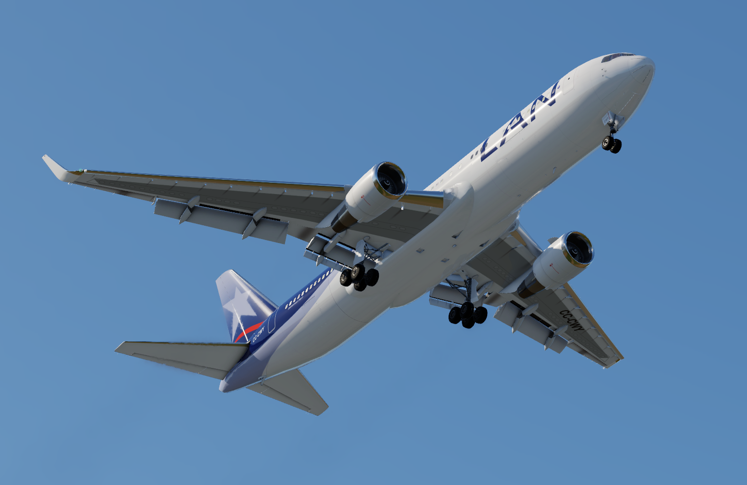 LAN (Standard CC-CWY & OneWorld CC-CXJ) for Project 76 Boeing 767-300 ...