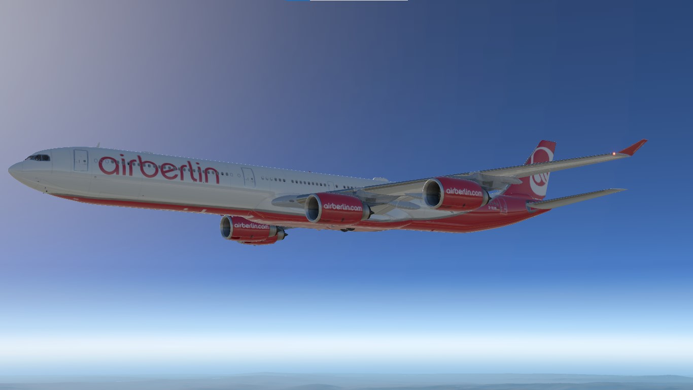 Air Berlin (fictional) D-VLVB livery | A340-600 [ToLiss] - Toliss A340 ...