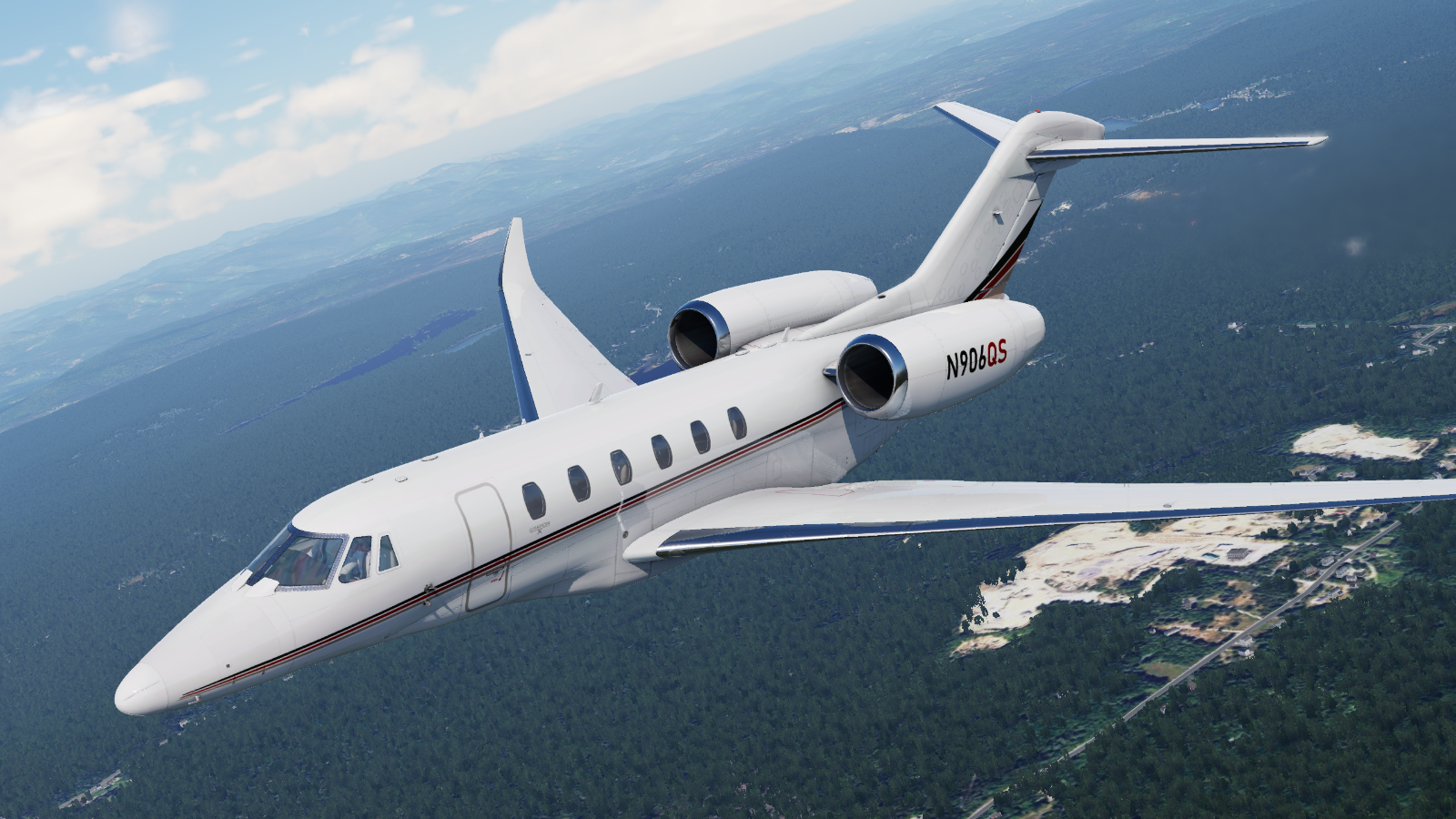 NetJets N906QS Laminar Citation X - Aircraft Skins - Liveries - X-Plane ...