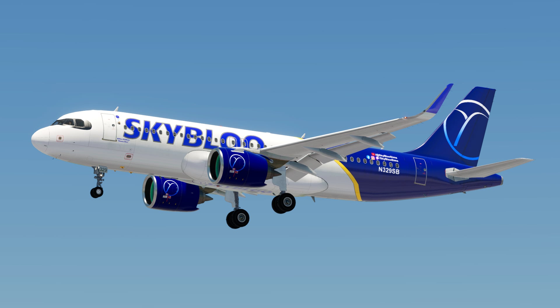 SkyBloo Air Service A320neo + A320ceo (Fictional) ToLiSs A20N/A320 ...