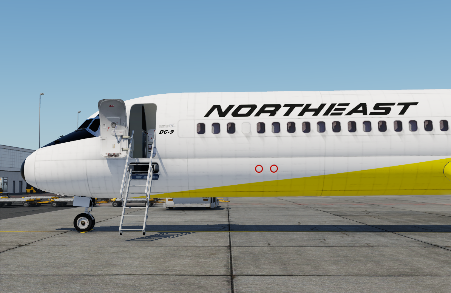 Northeast Airlines Douglas DC-9-32 N970NE - Aircraft Skins - Liveries ...