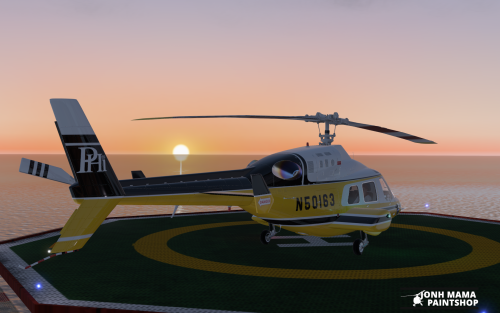 CowanSim Bell 222B - N50163 ( Phi Aviation ) - CowanSim Liveries - X ...